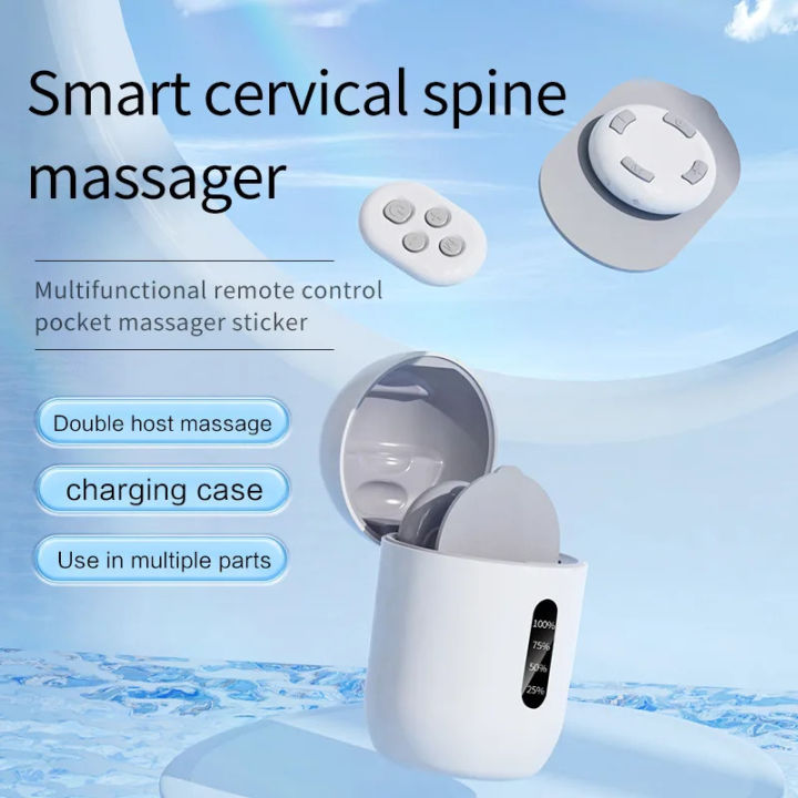 Remote control portable charging pocket massage sticker pulse cervical ...