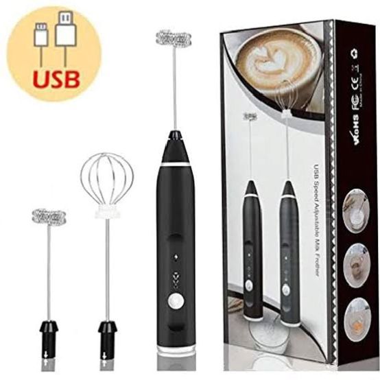Electric Coffee Beater Egg Whisker, Rechargeable USB Connect, Milk ...