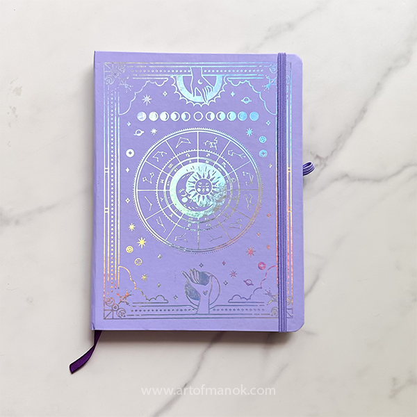 Lilac zodiac notebook | bullet journal | notebook | Daraz.pk