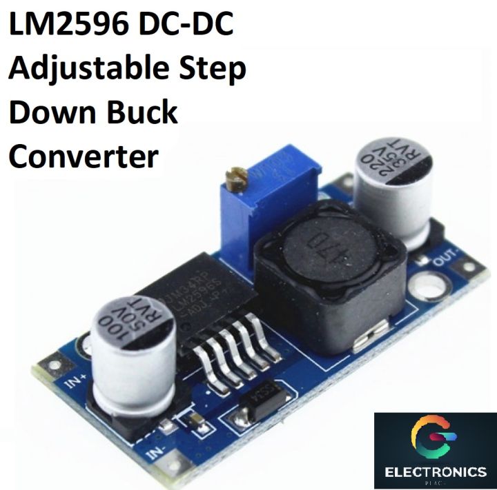LM2596 DC to DC Adjustable Step Down Buck Converter | Step Down Power Supply | Daraz.pk