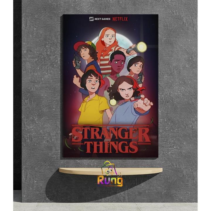 Stranger things art poster | Daraz.pk