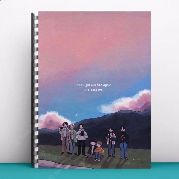 ASTHETIC SCENERY A4 (1163) NOTEBOOK | Daraz.pk