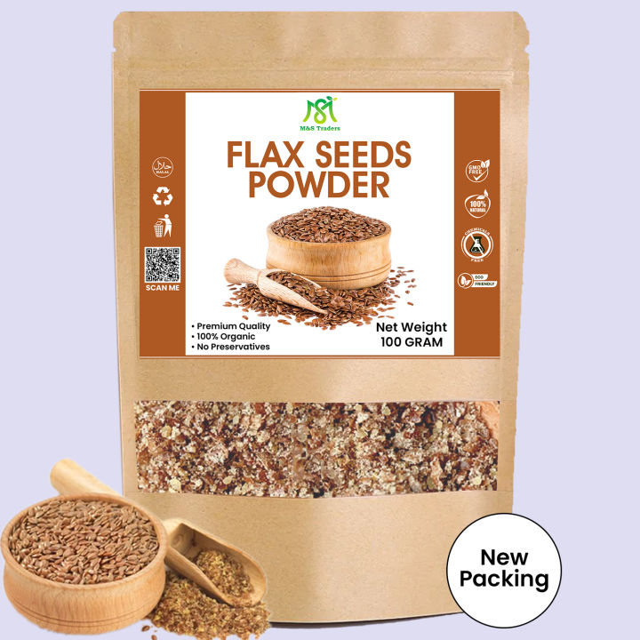 Alsi Seed Powder | Flax Seeds Powder 100g | Daraz.pk