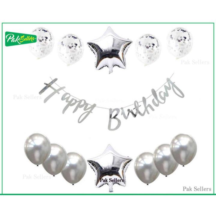 Silver Golden Rose Gold Combination Birthday Theme for Boys / Girl ...