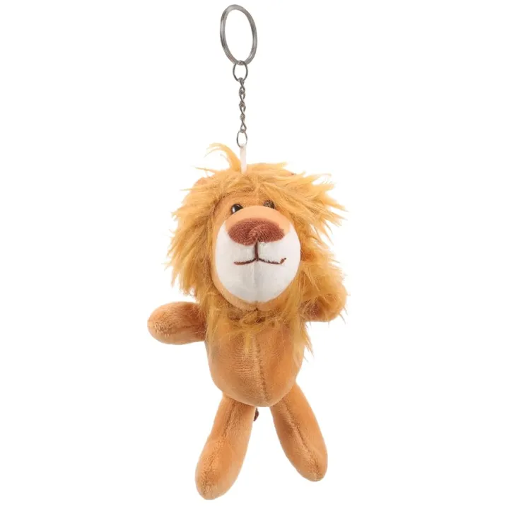 Leo the Lion – Soft Plush Keychain | Adorable Mini Stuffed Animal Bag ...