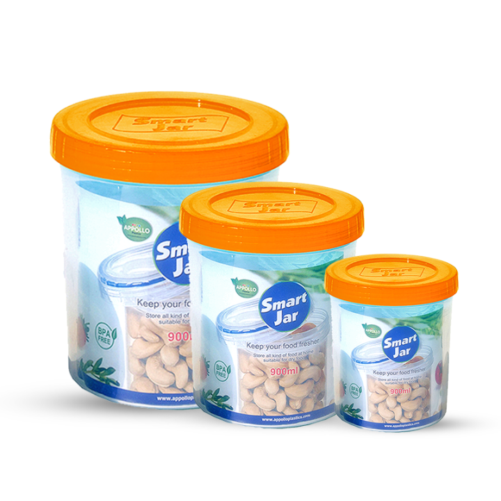 Appollo Smart Jar 3pcs Set (S/M/L) | Daraz.pk