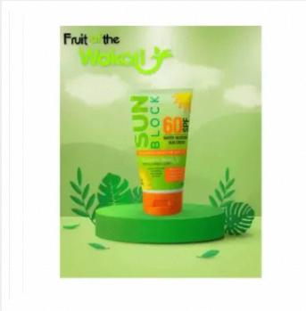 WOKALI Water-Resistant Sun Cream SPF 60 Broad-Spectrum Protection for All Skin Types (150ml ...