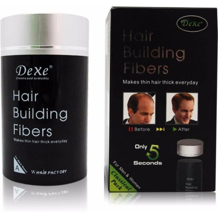 DeXe - Hair Building Fiber (Black) | Daraz.pk