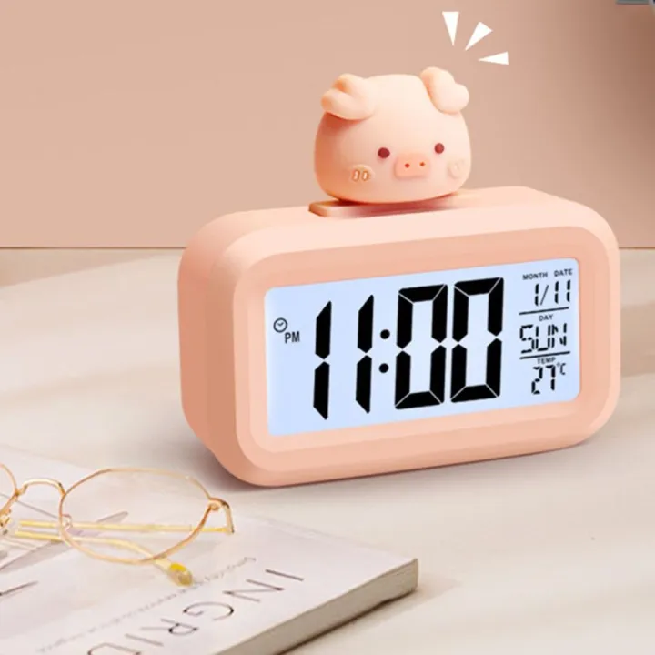 Cartoon LED For Studying Time Management Date Stopwatch Digital Table ...