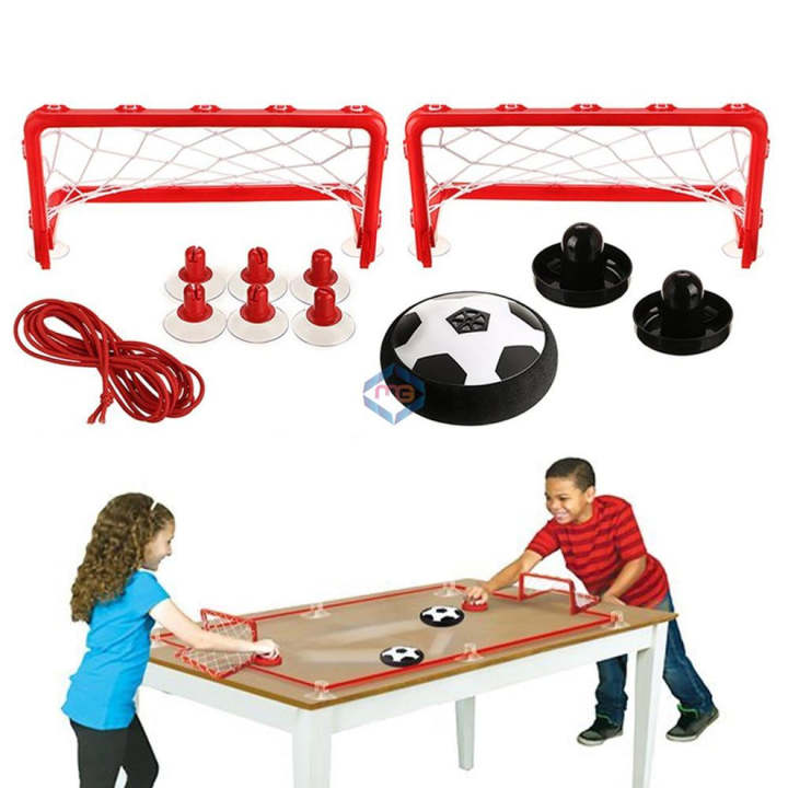 Mini Table Top Electric Floatage Hover Soccer Ball Indoor Air Football ...