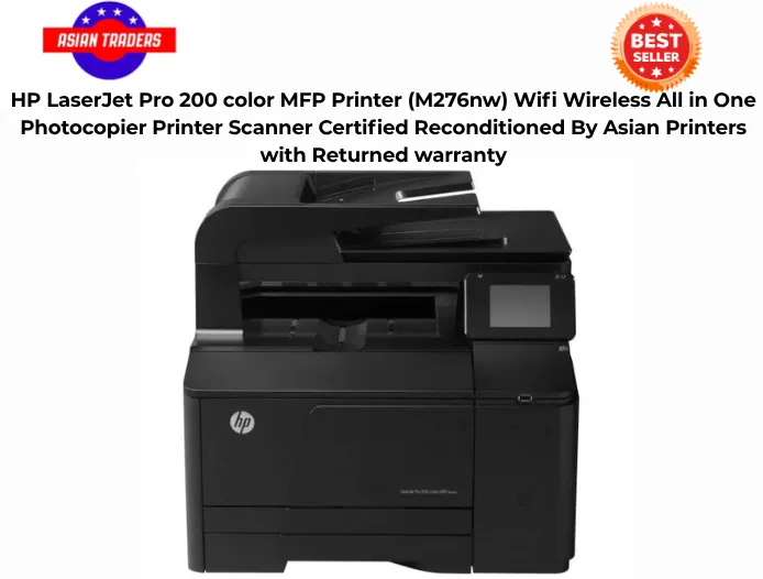HP LaserJet Pro 200 color MFP Printer (M276nw) Wifi Wireless All in One ...