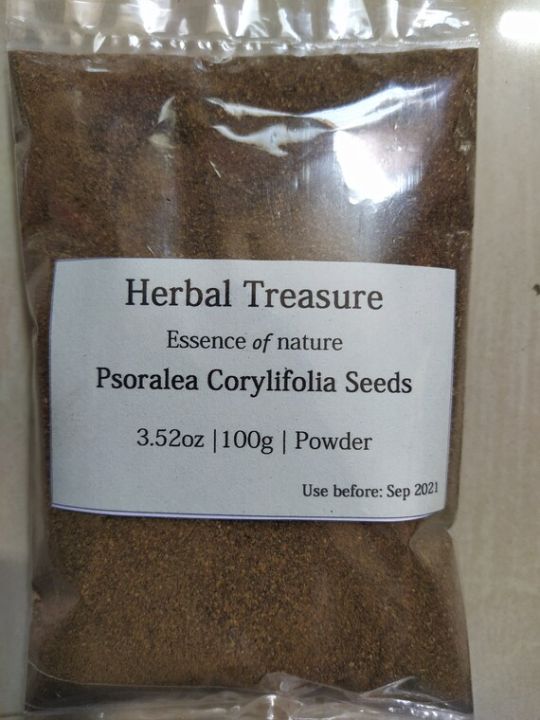 Bakuchi Seeds Babchi Seed Powder – Bu Gu Zhi – Psoralea corylifolia ...