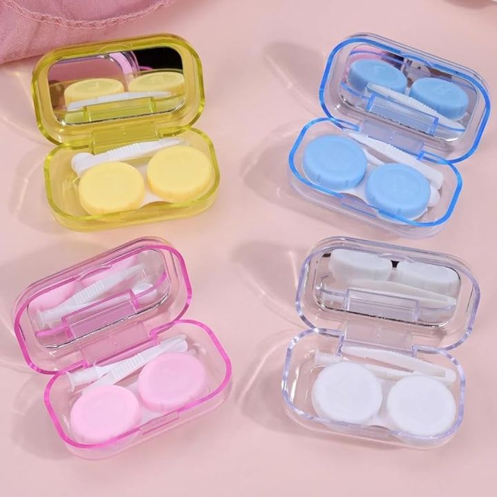 Eye Lens Cartoon Kit | Contact Lens Cartoon Travel Kit | Easy To Carry ...