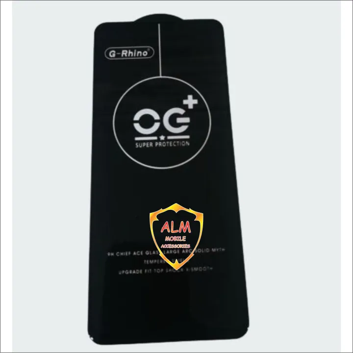 Infinix Note 7 Gorilla Super OG+ Hd Plus Tempered Glass Protector Full ...