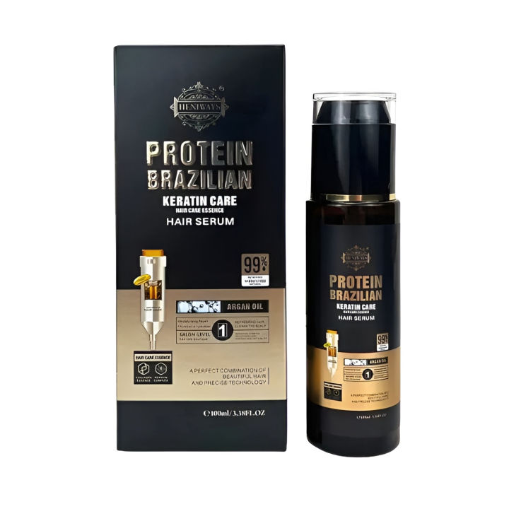 Keratin Protein Brazilian Hair-Loss Refreshing Anti-Dandruff Hair Serum ...