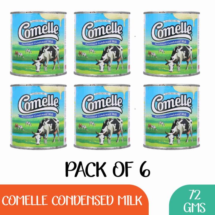 Full Cream Sweetened Condensed Milk pack of 6 - 72gm Tin | Daraz.pk