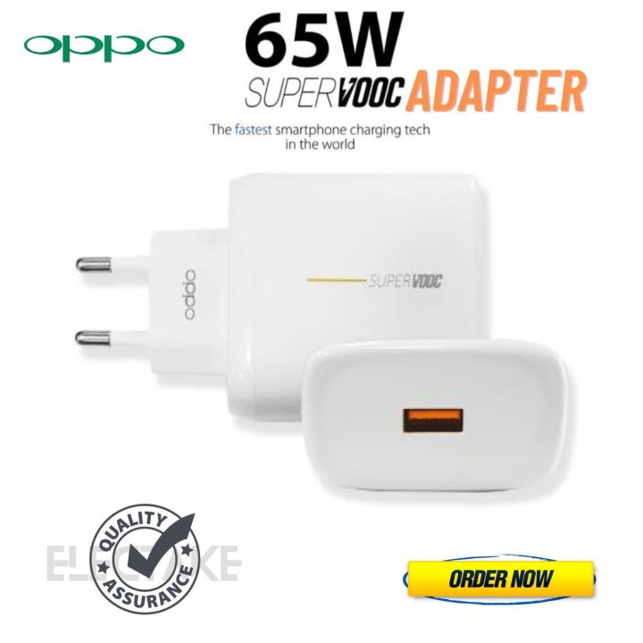 Charger Super Vooc 65W Original Adapter Type_C Cable Android Cable Oppo ...