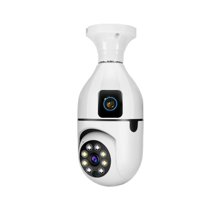 Bulb Camera V380 WiFi Dual Lens 2MP IP Smart Camera features dual ...