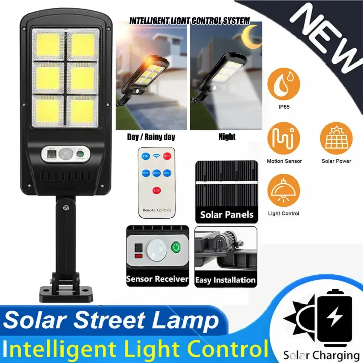Waterproof LED Solar Powered Wall Lamp with Remote – Imported Motion ...