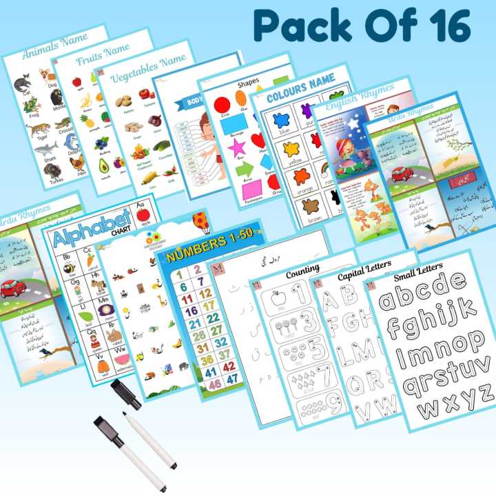 Complete All In one Flash Cards for Kids Set - Aa-Zz with Pictures, 1 ...