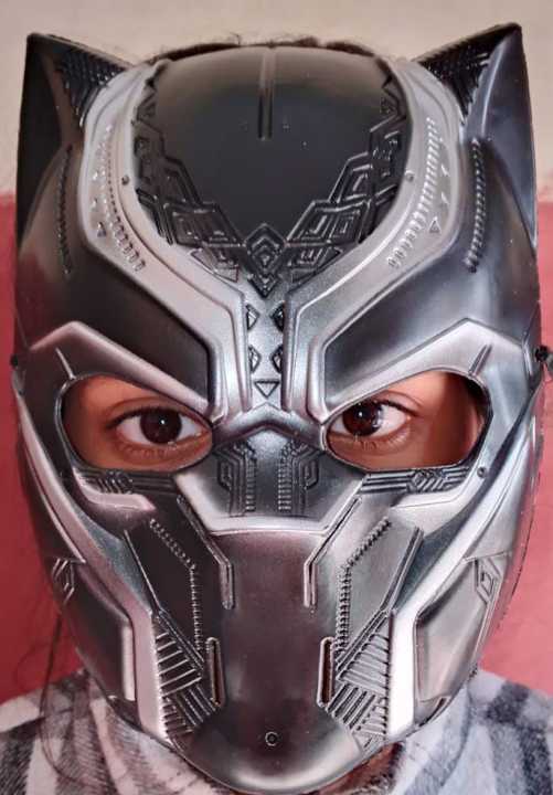 Black Panther Mask Full Face - 3D Cosplay Mask for Men & Boys ...