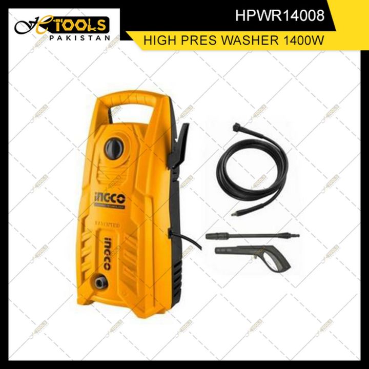 INGCO High Pressure Washer 1400w HPWR14008 | Daraz.pk
