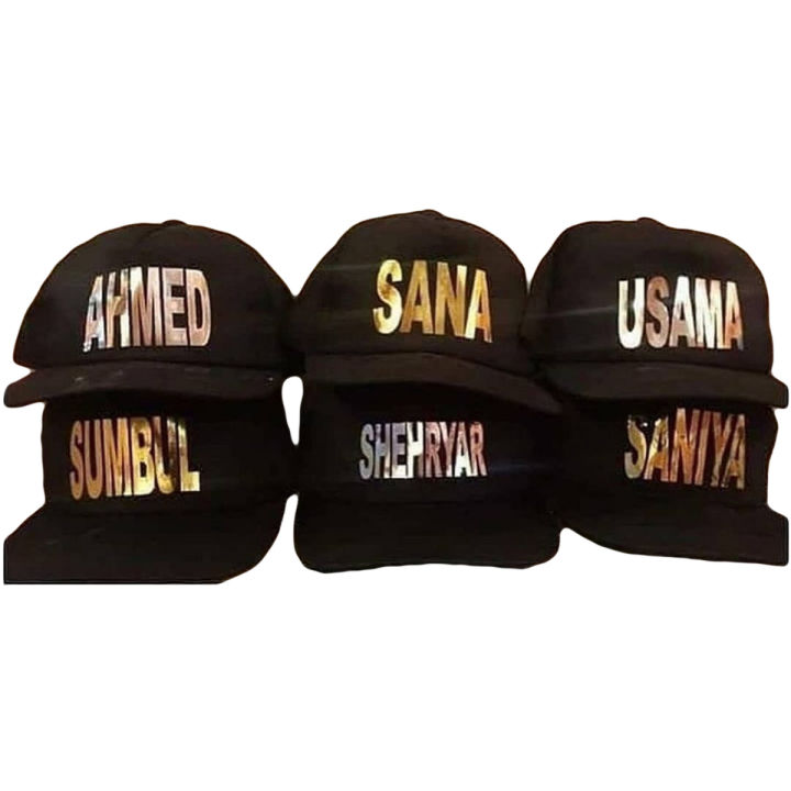 Customise Name Cap | Daraz.pk