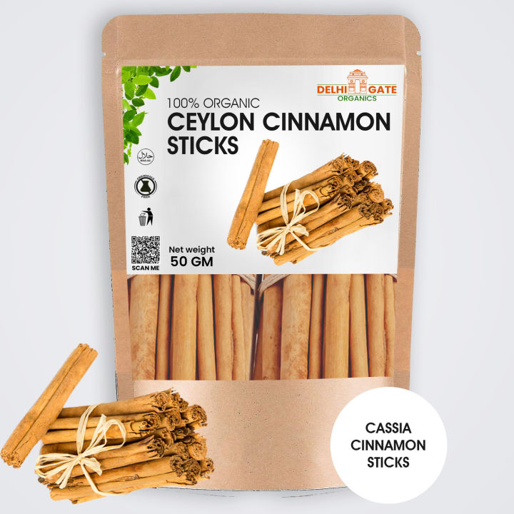 Cassia Cinnamon Sticks | Darchini | Dar Chini | Cinamon Roll Organic 50 ...
