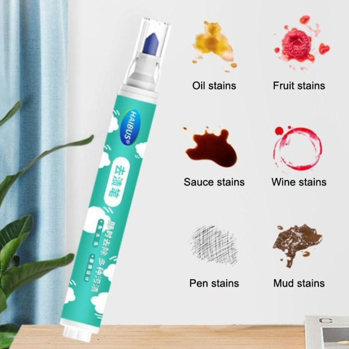 1pcs Magic Clothing Stain Removal Pen Portable Washing Free Oil Red ...