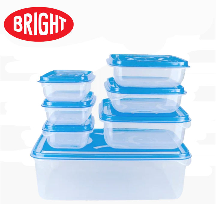 Bright IKEA STYLE FOOD CONTAINERS, THUMB LOCK FOOD CONTAINER, STACKABLE ...