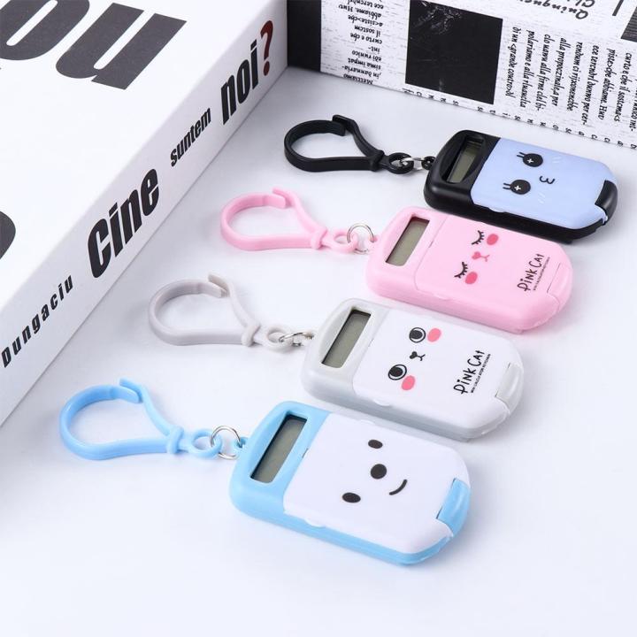 Portable Ultra-thin Mini Key Ring Cartoon 8 Digits Display Calculator ...
