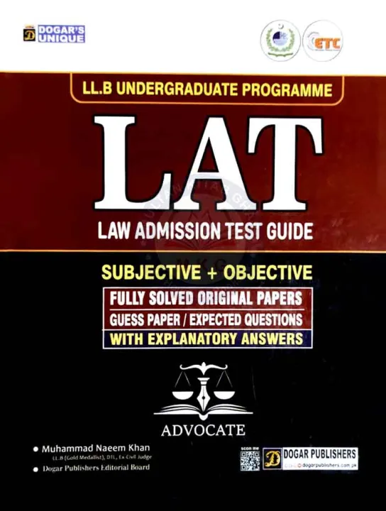 Undergraduate LLB Programme LAT Admission Guide Subjective Objective by ...