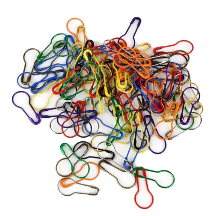 Imported Coil Less Colorful Safety Pins For Women Muslim Hijab Scarf ...