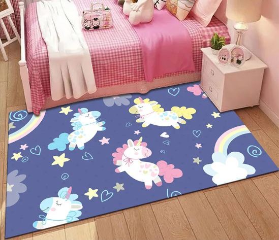 Cartoon Cute Childrens bedroom Game Floor Mats, Baby Crawl Floor Mats ...