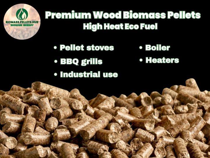 Biomass Wood Pellets 5kg | Eco Friendly Fuel for Heating & Boiler ...