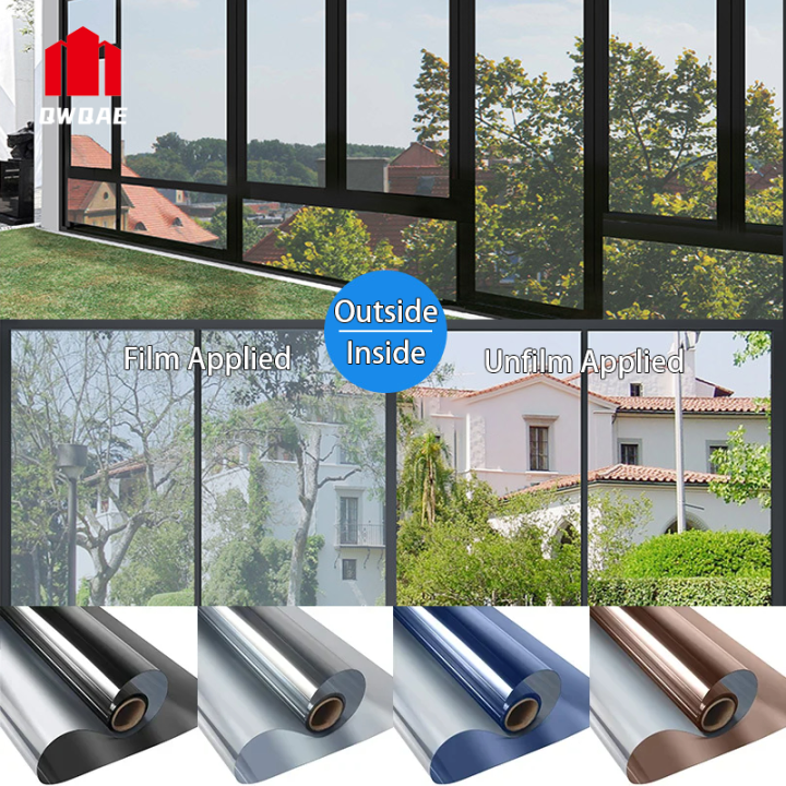 2024 Adhesive Vinyl Window Insulation Film Anti Heat Light UV Car Glass ...