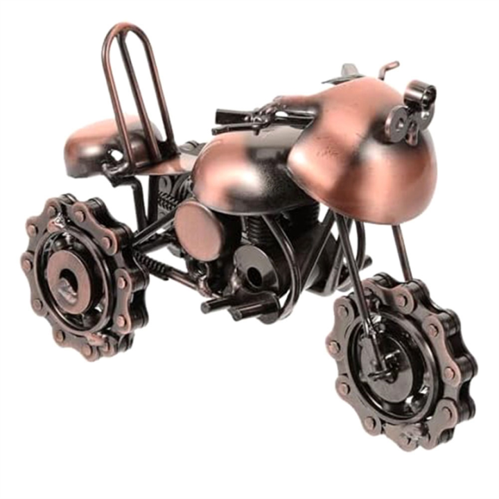 Motorcycle Model Vintage Motorcycle Sculpture Retro Motorcycle ...