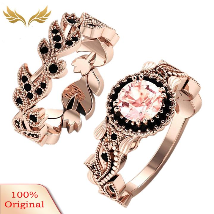 Finger Rings Floral Leaf Long Lasting Plant Element Rings | Daraz.pk