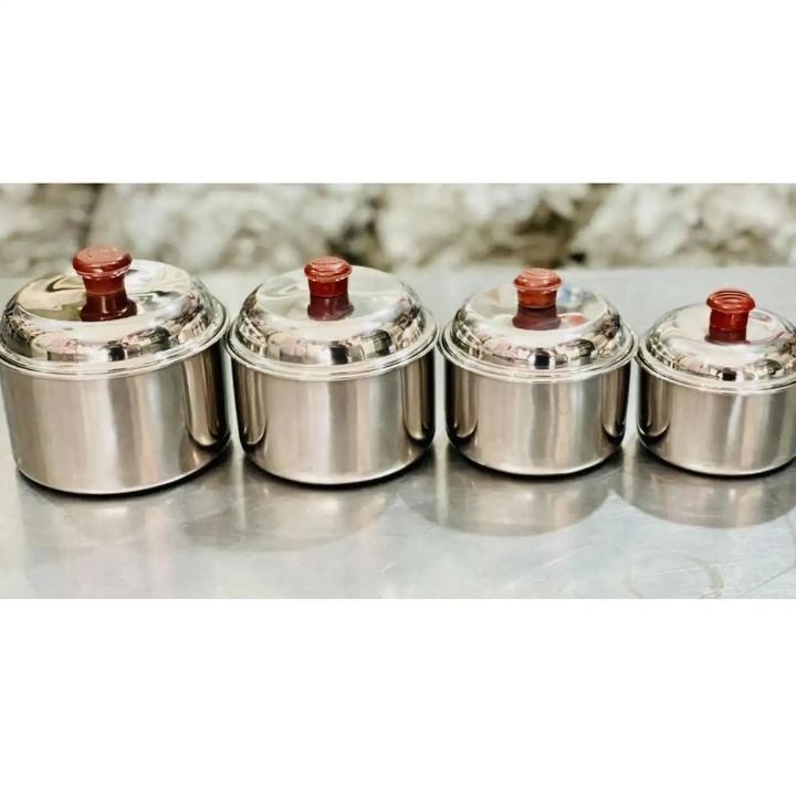 Stainless Steel Round Food Storage Containers,Fridge Storage Boxes ...