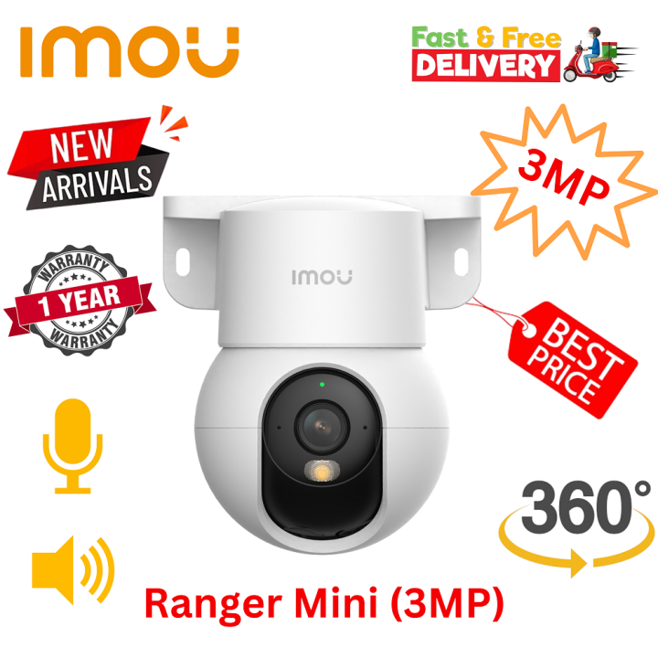 IMOU Ranger MINI 2K / 3MP Smart Full-color Night Vision | Human ...