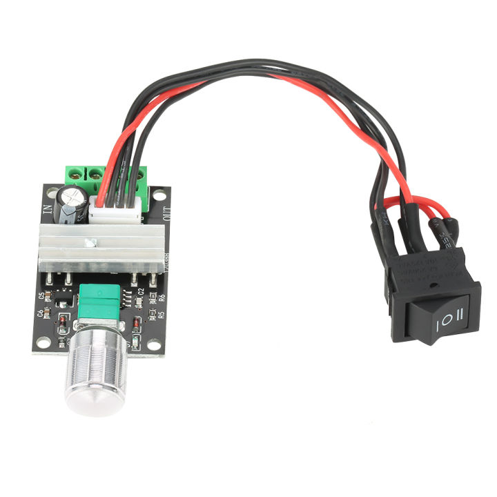 DC 6V 12V 24V 3A PWM Motor Speed Control Reversible Controller Regulator with Switch | Daraz.pk