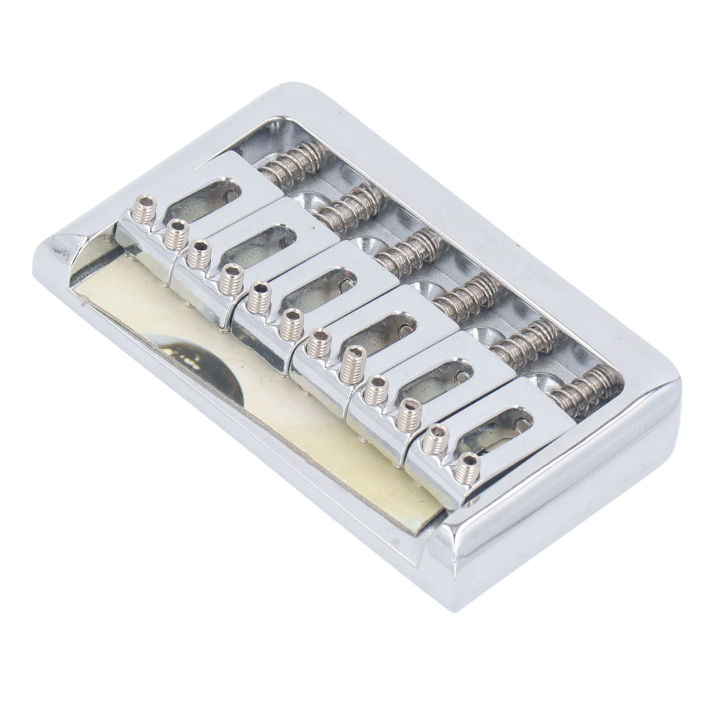 6 String Hardtail Bridge Threaded Body Hardtail Bridge Durable with Hex ...