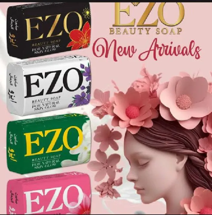 EZO (Black) Beauty Soap For Natural Whitening Skin Glow Luxury Soap For ...