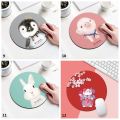 Home Office Round Anti-slip Cartoon Mouse Pad Cute Pattern Doraemon ...