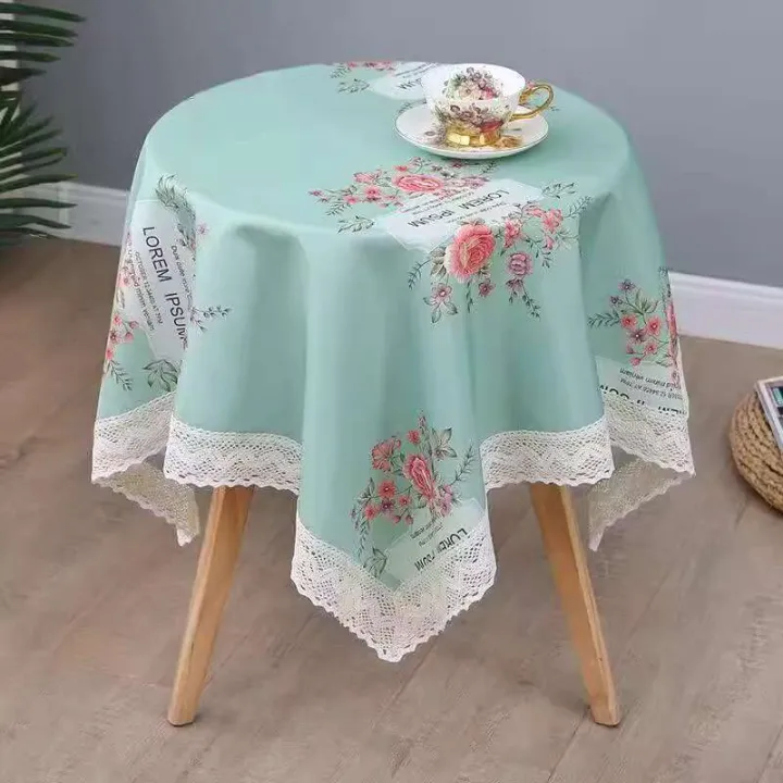 European high-end dining fabric, pastoral style tea tablecloth, small ...