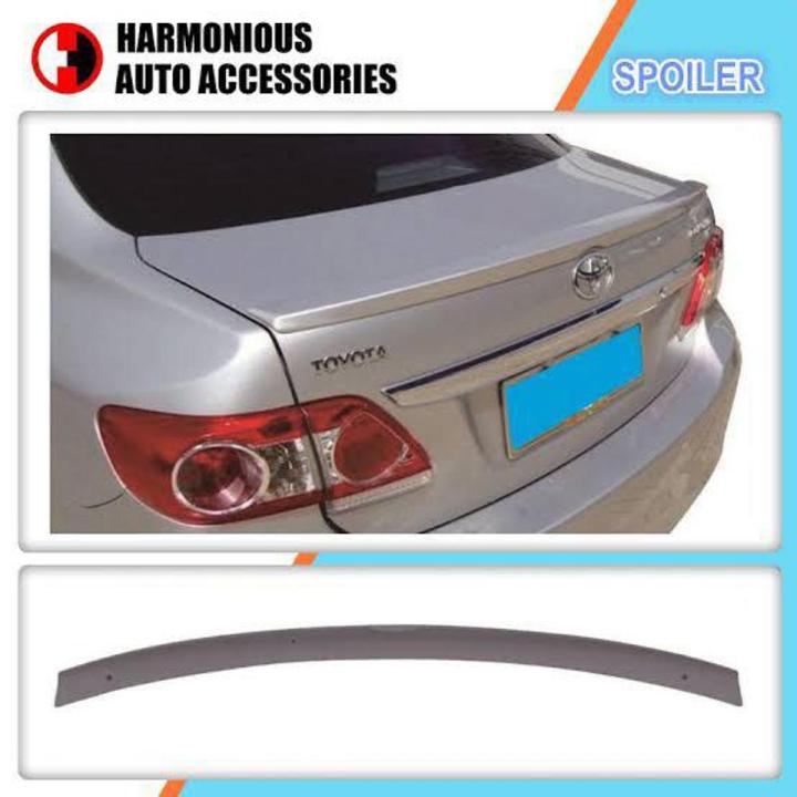 Corolla 09-13 Fiber Material Rear Trunk Lip Spoiler for Toyota Corolla ...
