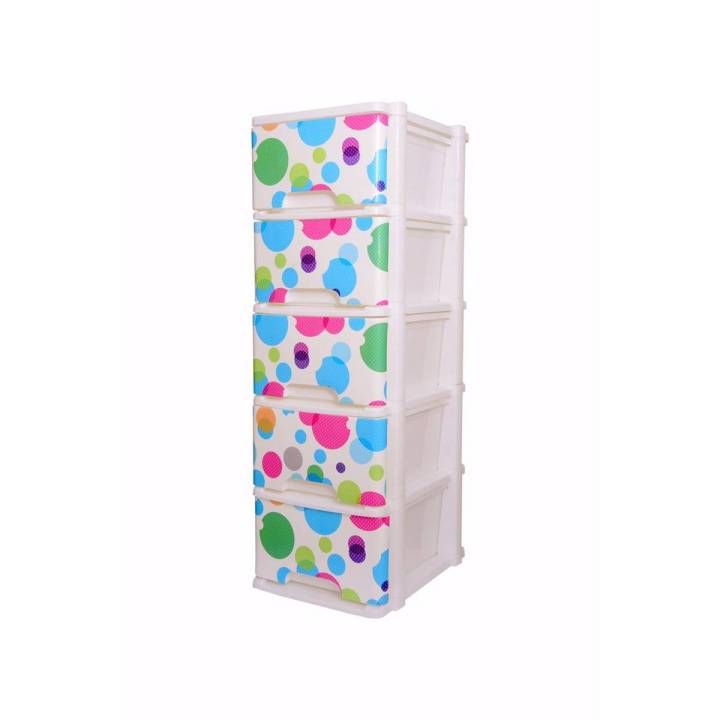 5 Drawer Plastic Storage Boxes | Daraz.pk