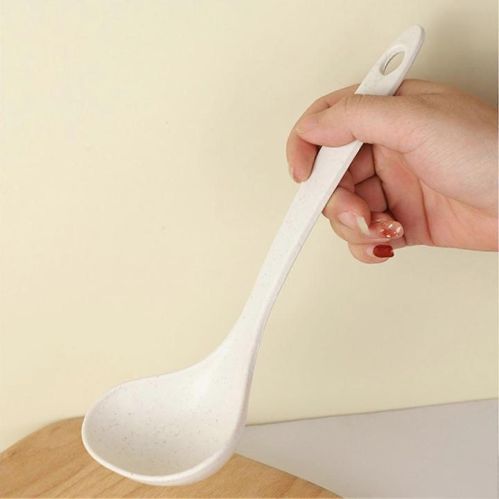 Soup Ladle Long Handle Large Anti Scald Plastic Soup Ladle for Home ...