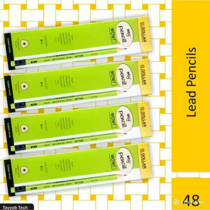 Led pencil 48 pieces | Daraz.pk