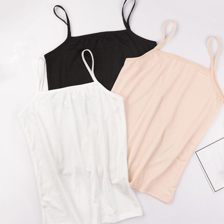 Pack of 3 Camisole For Teenage Girls Biddies Strechable pure cotton ...